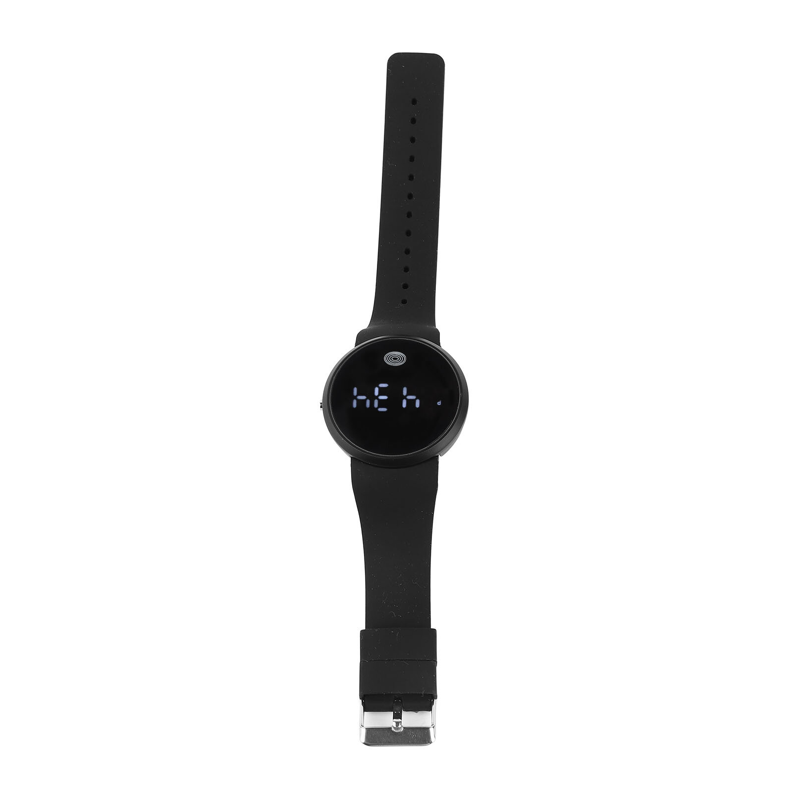 LED Watch Touch Screen Adjustable Couple Watch for Leisure Sports Business Parties, Material Alloy + Plastic, Display Type LED Digital, Wearing Method Wristband, Operation Mode Touch, Built in Battery Type Lithium Manganese Button Battery, Battery Model