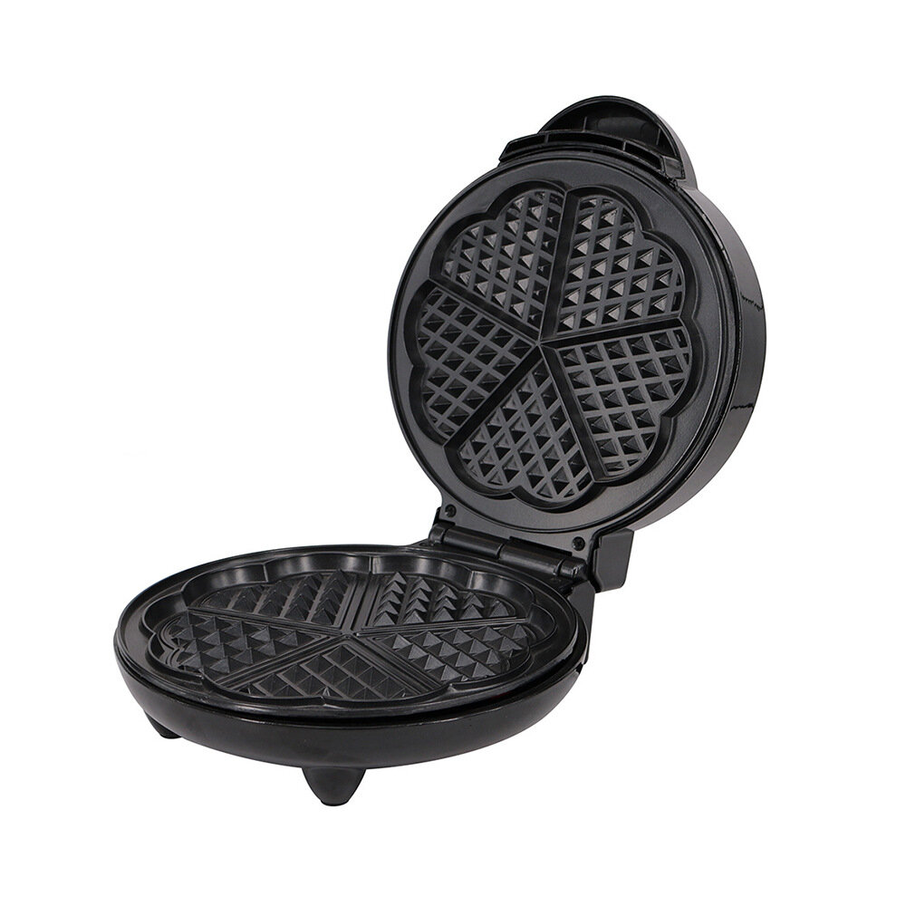 1000 Вт Вафельный мастер 5 вафли в форме сердца электрический waffler Griddle Iron