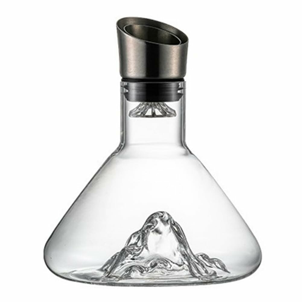 Кристаллический декантер с внутренним разделителем потока, декантер с функцией аэрации, 1 штука