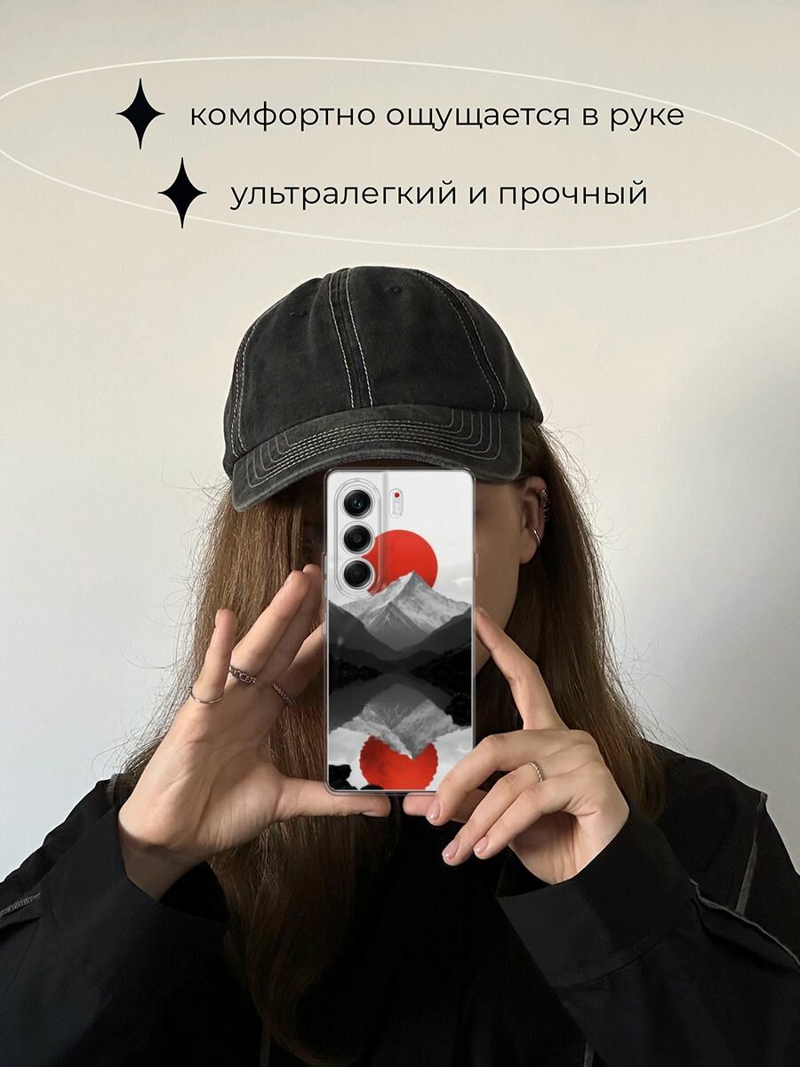 Чехол на Tecno Camon 40 Pro 5G / Текно Камон 40 Про 5G с принтом Белая гора — фото 1