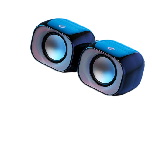 Компьютерные колонки HP DHS 2111 USB, стильный сабвуфер, совместимы с ПК, черные