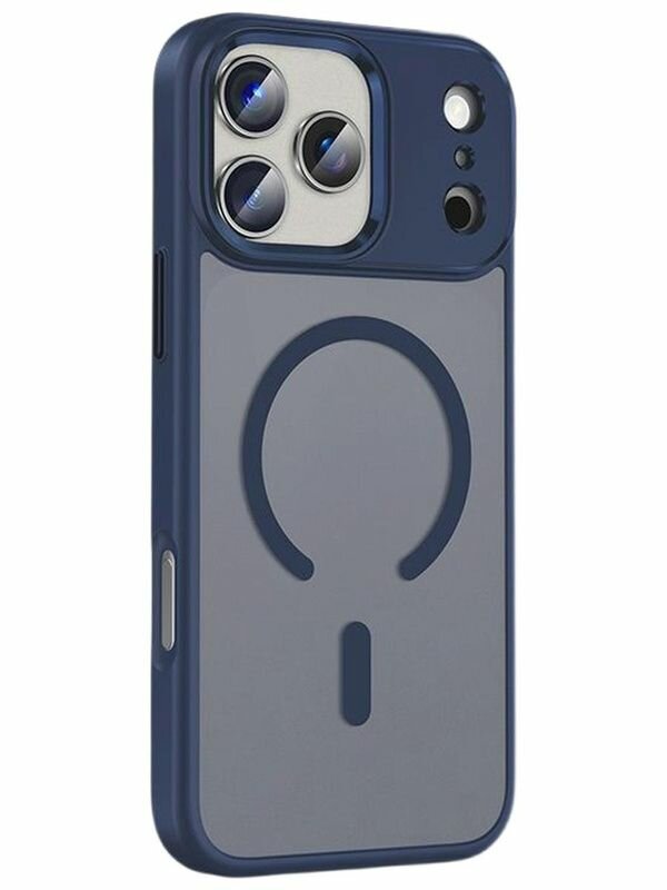Чехол для iPhone 17 Pro KEEPHONE Mago Pro с Magsafe, темно-синий