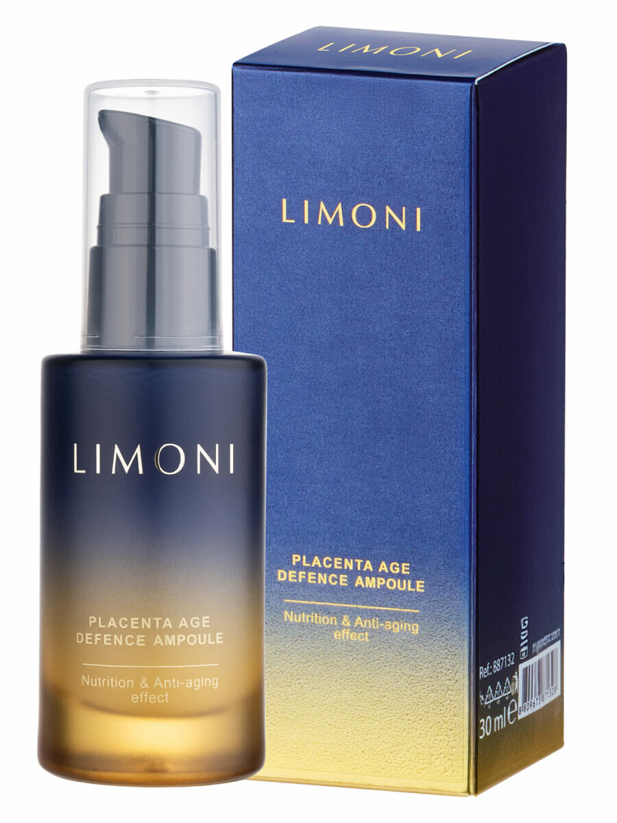 Сыворотка для лица антивозрастная с плацентой, 30ml, LIMONI