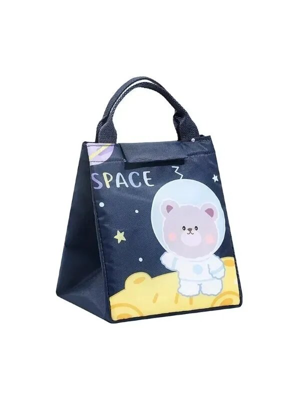 Японская сумка-термос для ланча - утепленная сумка для еды с алюминиевой фольгой, переноска обедов на работу