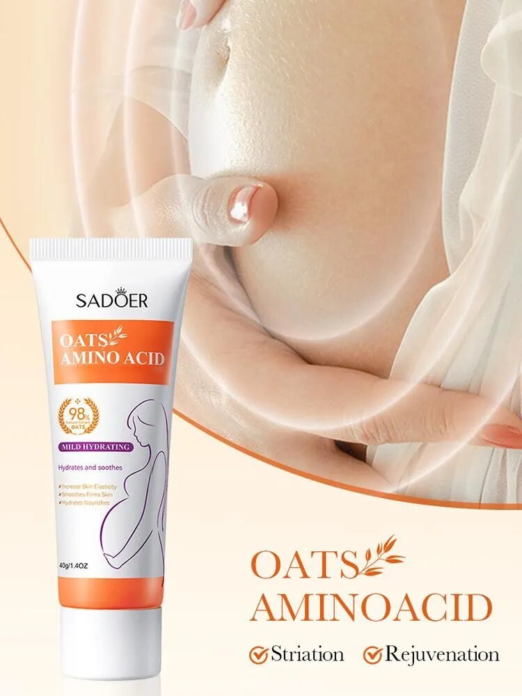 Крем/масло от растяжек для беременных и подростков с эластином,40 г