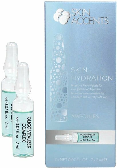 Активный минерализующий концентрат с экстрактом водорослей Oligo Vitalizer Complex, 7 ампул x 2 мл