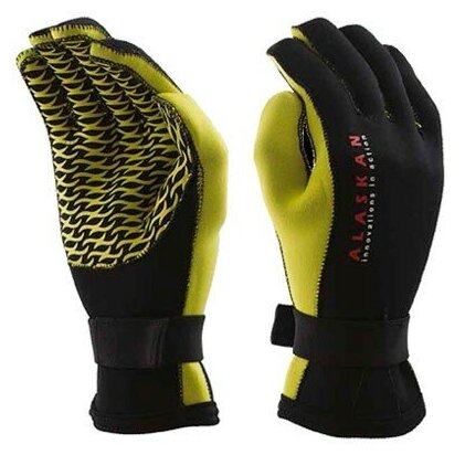 Перчатки ALASKAN неопрен. черно-желтые L