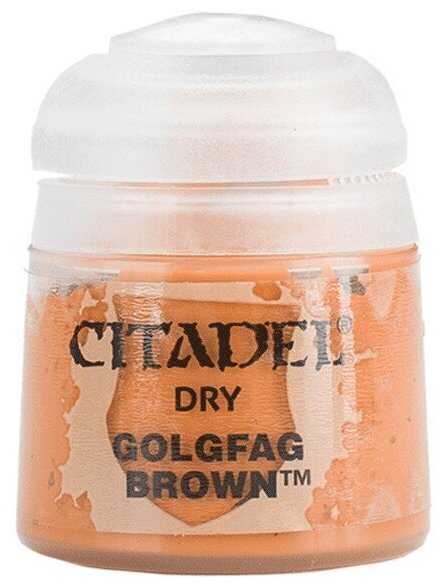 Краска акриловая Citadel Dry Golgfag Brown - 12мл.