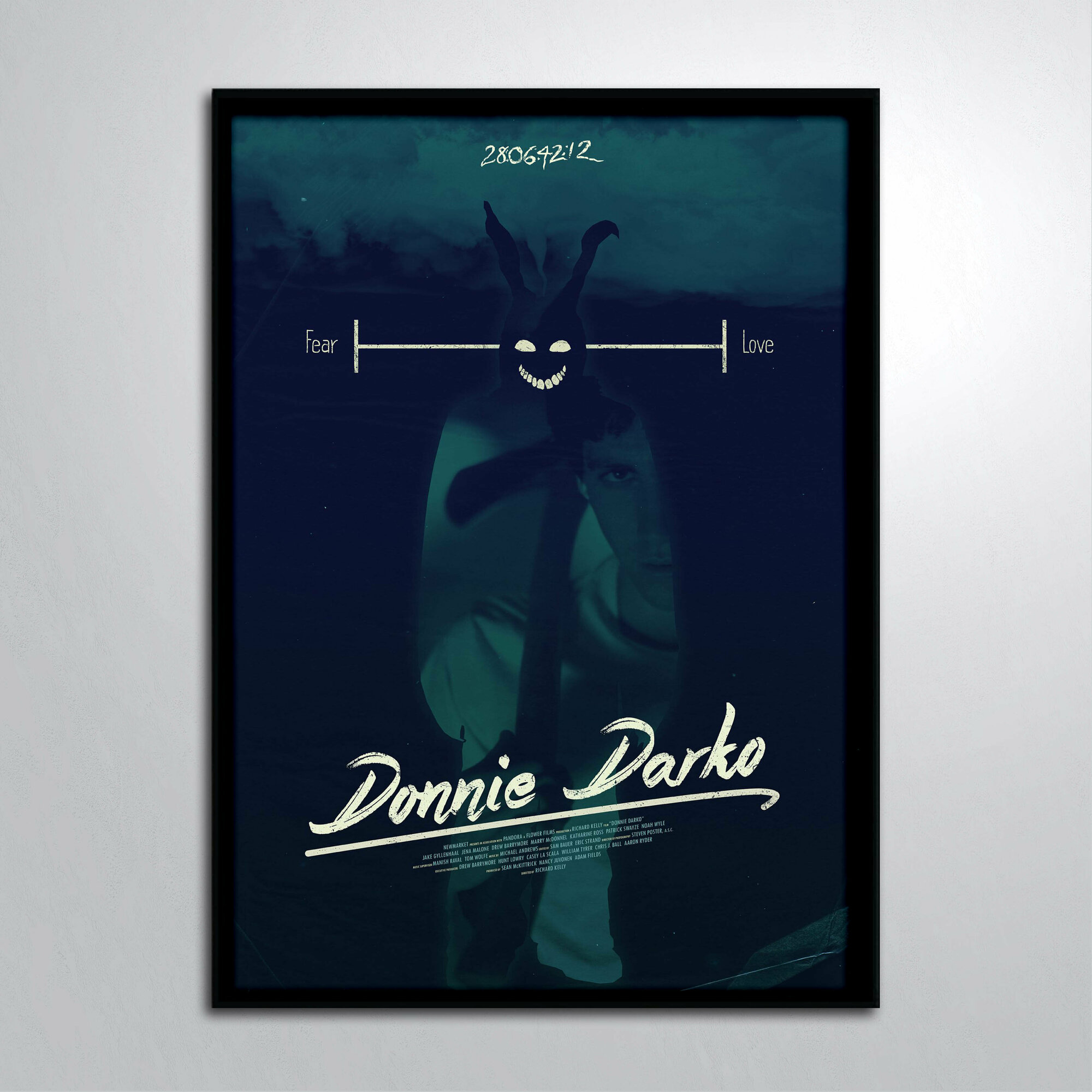Постер без рамы/Донни Дарко Джейк Джилленхол Кролик Арт Donnie Darko
