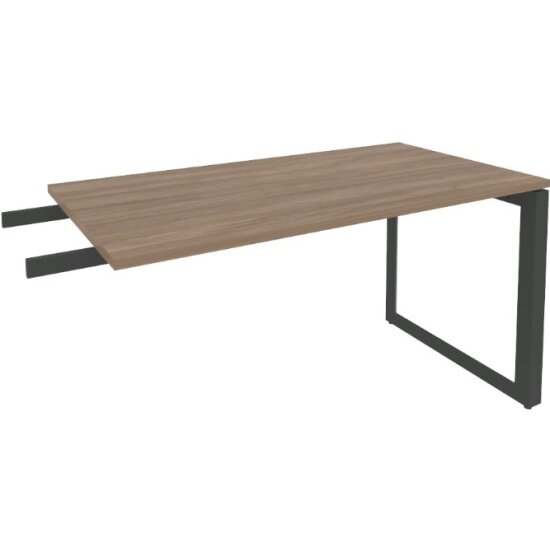 Брифинг-приставка Riva на О-образном м/к O. MO-BR-13 Дуб аризона/Антрацит металл 1380*720*750 (Onix Direct)