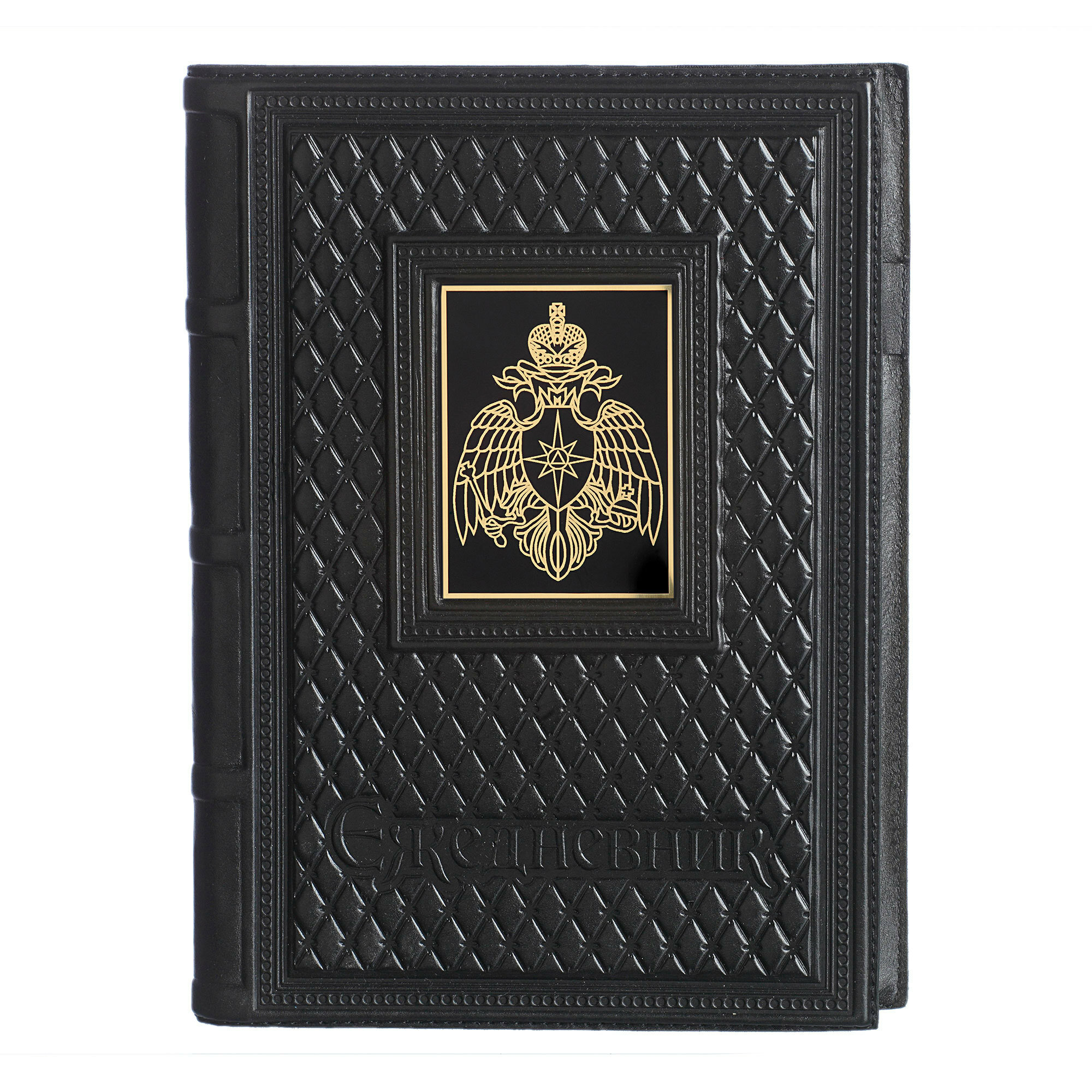 Макей Ежедневник А5 «МЧС-2» с накладкой из стали