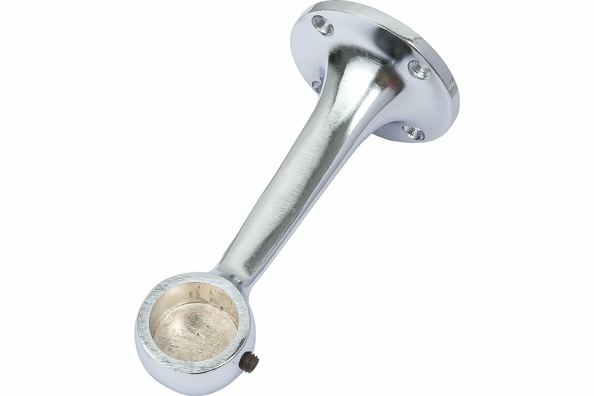 Tech-Krep/Zitar Крепление трубы к стене торцевое усиленное, хром 1 шт/ 127439