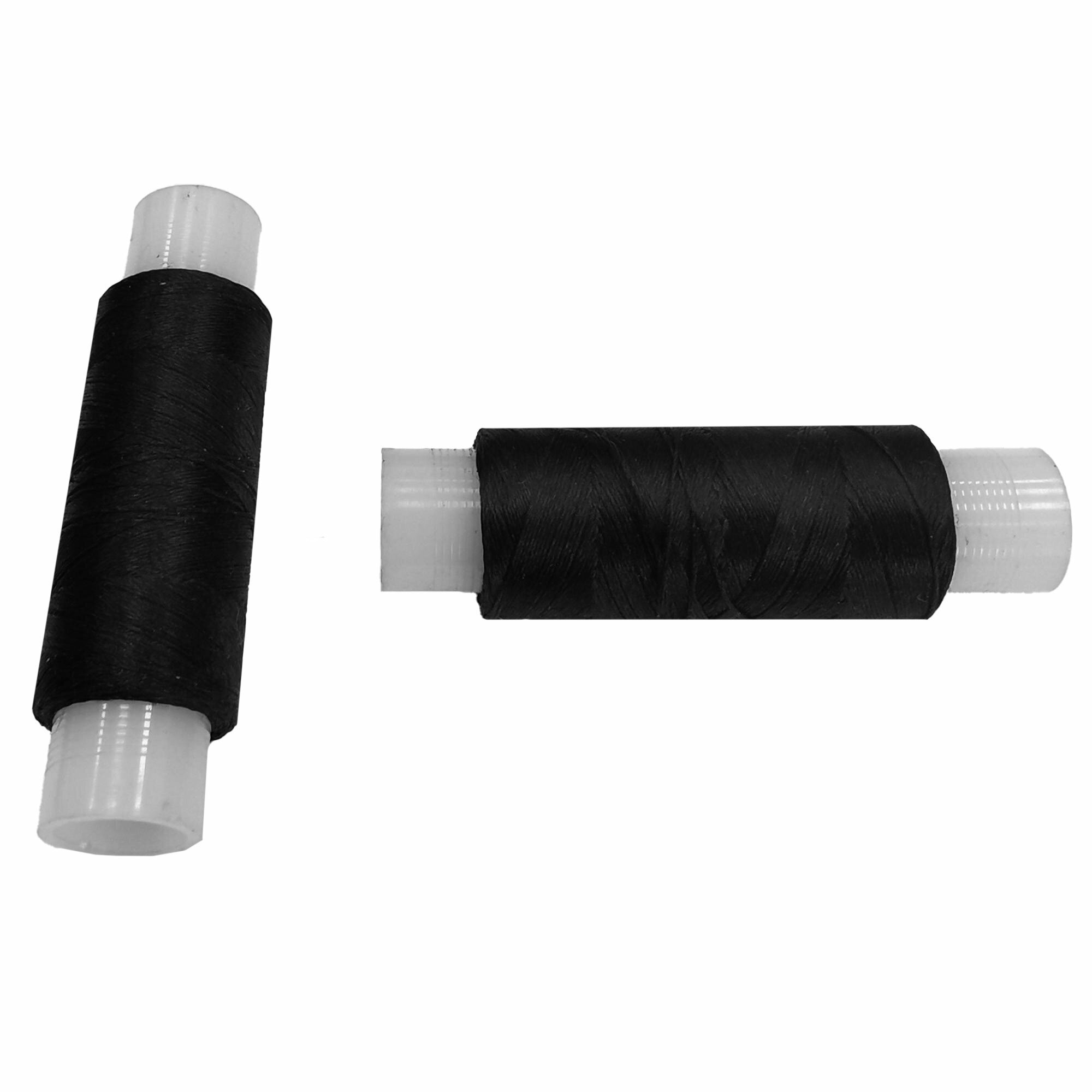 Нить шелковая, Моснитки 33С, цвет №189 (цвет черный), катушка 100 метров