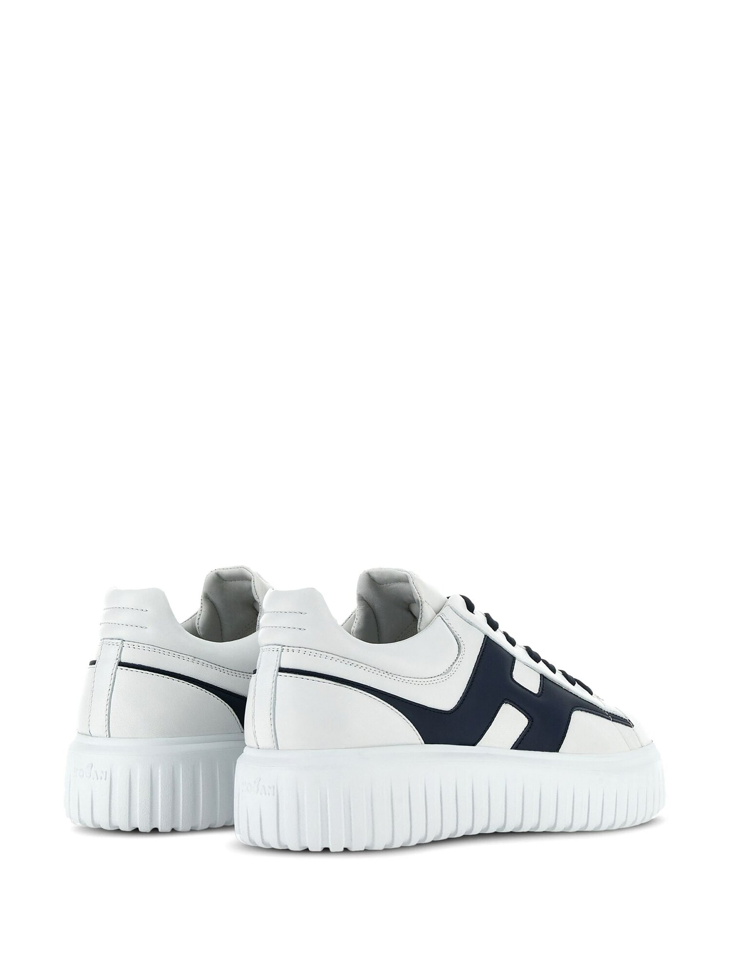 Кроссовки Hogan H-Stripes, размер 12 UK, бежевый/белый — фото 1