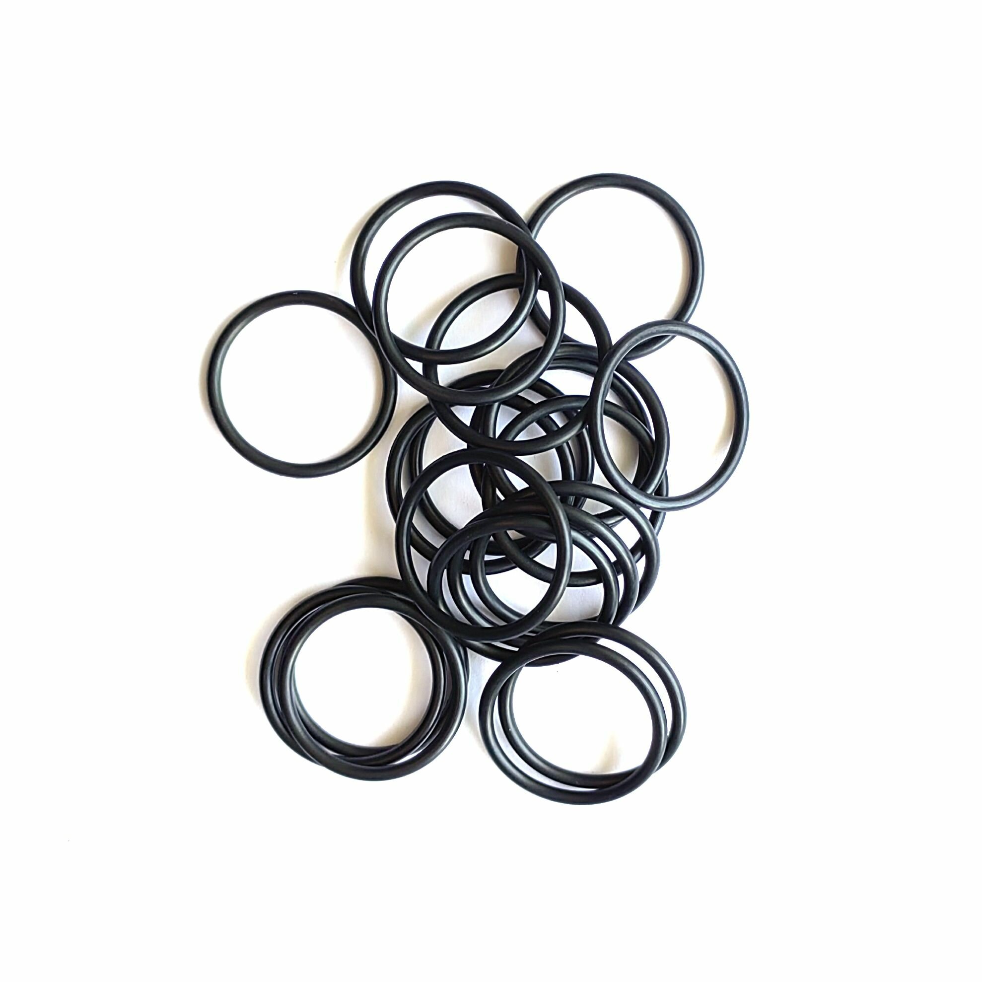 Уплотнительные резиновые кольца (прокладки) 31*26,5*2,5 мм (50 штук), ГОСТ