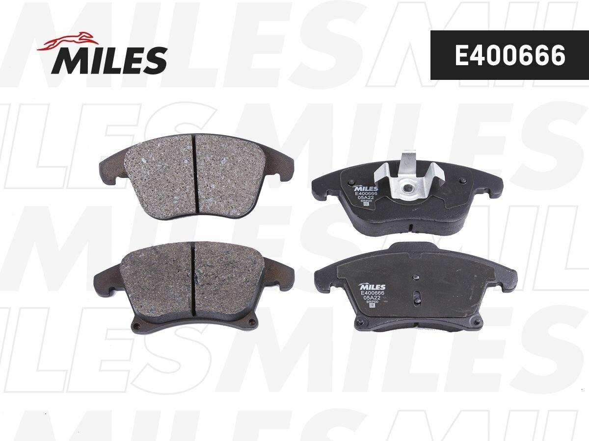 MILES Колодки тормозные передние (Смесь Semi-Metallic) FORD MONDEO 15-/S-MAX 15- (TRW GDB2092) E400666