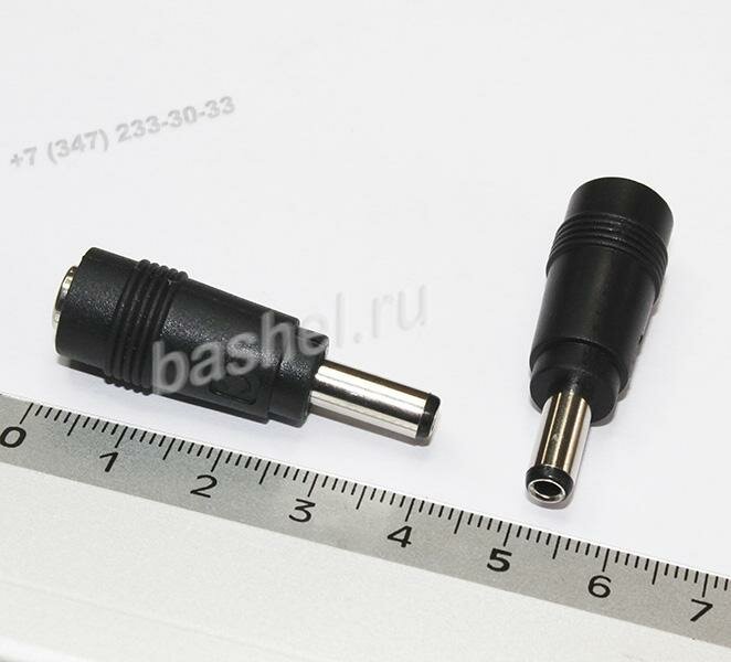 Переходник DC шт. 5,5*2,5 мм - гн. 5,5*2,1 мм (тип C), DAYTON