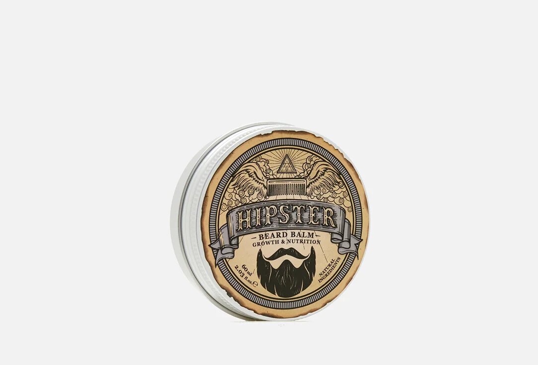 Бальзам для бороды Hipster Beard Balm, увлажняющий, питательный, для укладки, 60мл