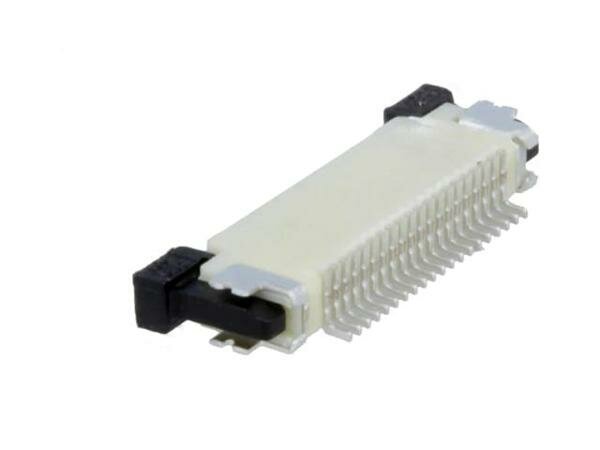 Разъем RIVERDI ZIF0520UH, Разъем FFC (FPC), горизонтальный, PIN 20, SMT, 0,5мм, 1шт
