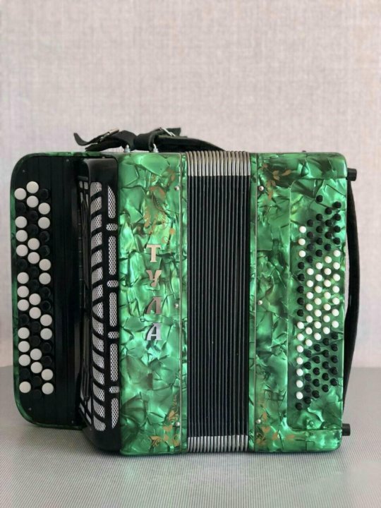 BN-42-GR Баян "Тула" 40х60-1, детский, зеленый, Тульская Гармонь