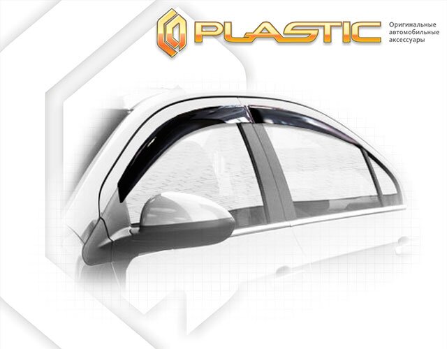 Дефлекторы окон (Classic полупрозрачный) Chevrolet Aveo седан 2011 - г. в. СА Пластик (Арт. 2010030307039)