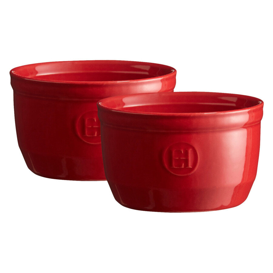 Набор рамекинов Emile Henry №10, 250 мл, 2 шт, керамика, гранат, комплект