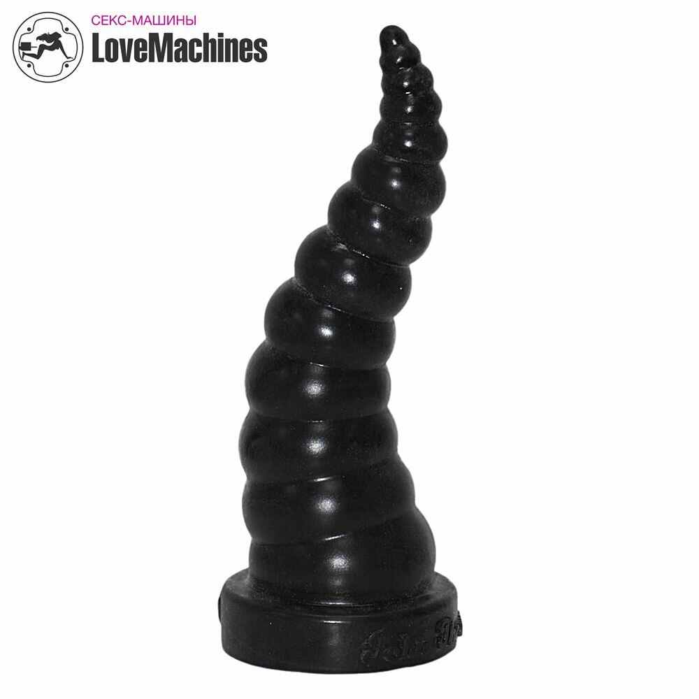 Фаллоимитатор Рог Малефисенты HORN 37 см vac u lock для секс машины и страпона, силикон