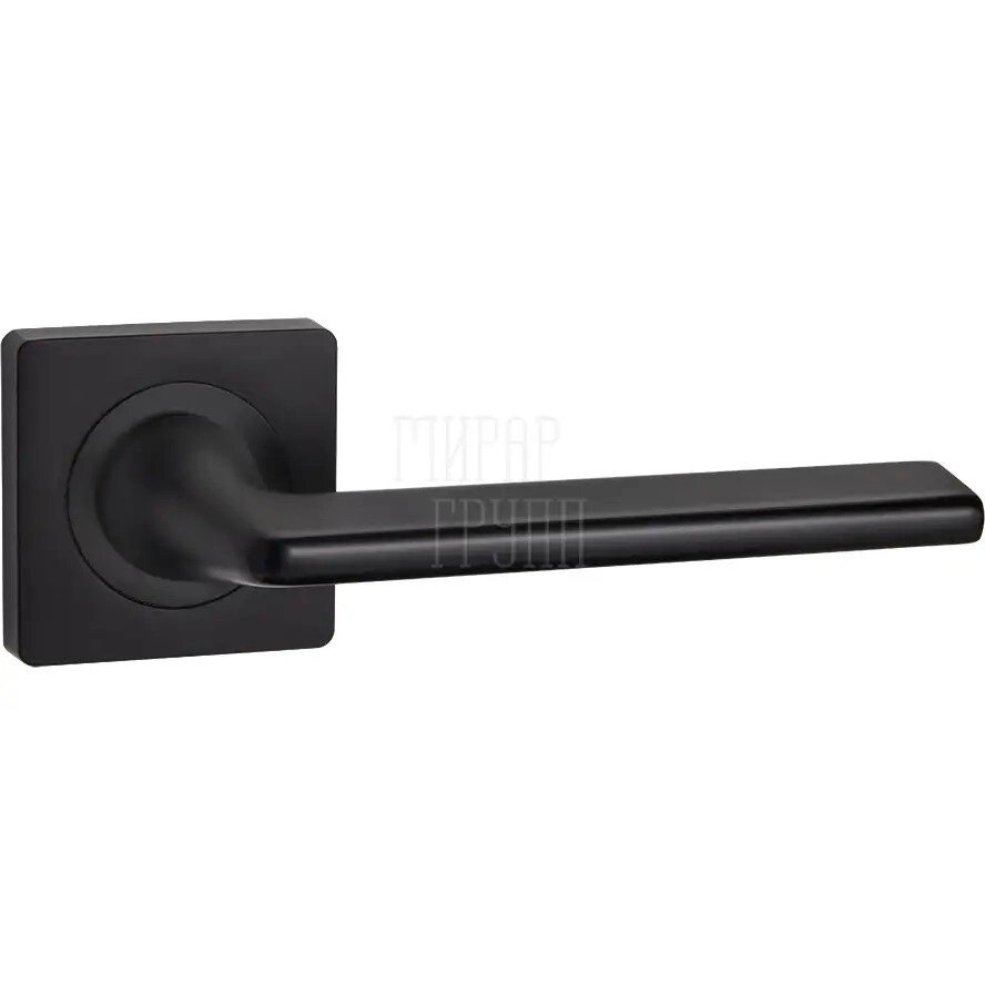 Дверная ручка Ajax (Аякс) на квадратной розетке "TREND" JK черный
