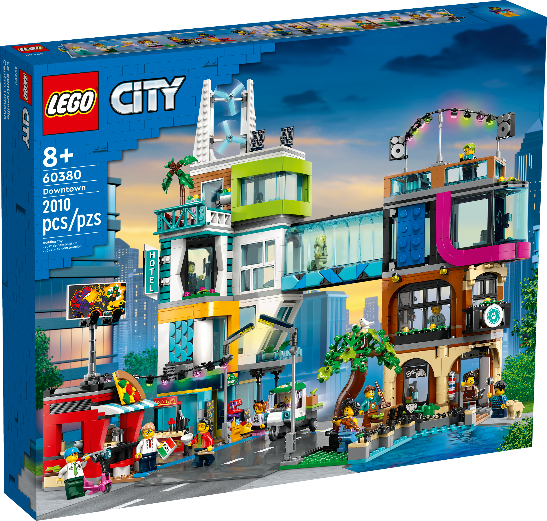 Конструктор LEGO City 60380 Downtown, 2010 дет.