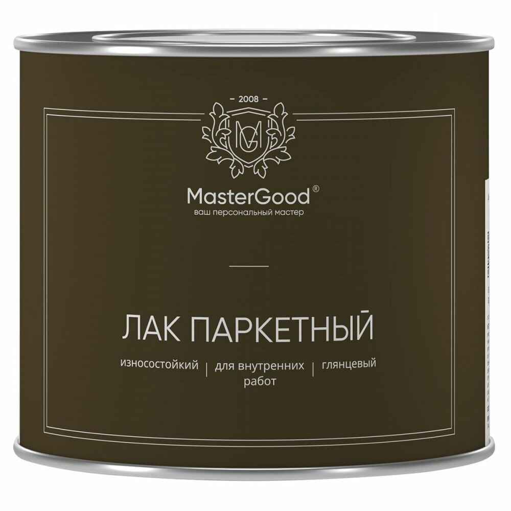 Лак Паркетный ПФ-231 Master Good 0.75л Глянцевый, Алкидный / Мастер Гуд.