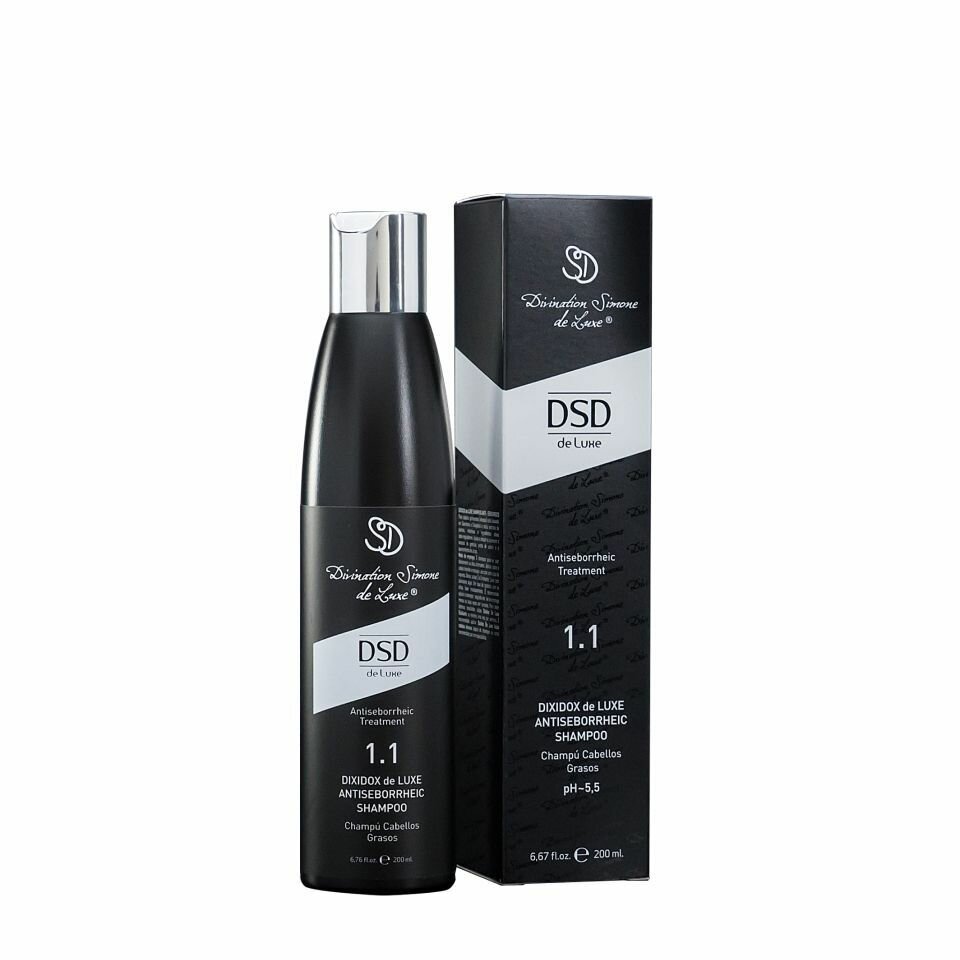 DsD de Luxe - 1.1 Dixidox de Luxe antiseborrheic shampoo Антисеборейный шампунь 200 мл
