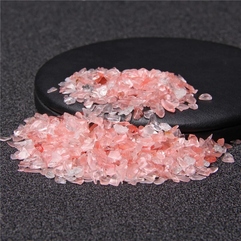 Розовый кварц, кристаллы 3-5 мм, 20г, Pink Watermelon