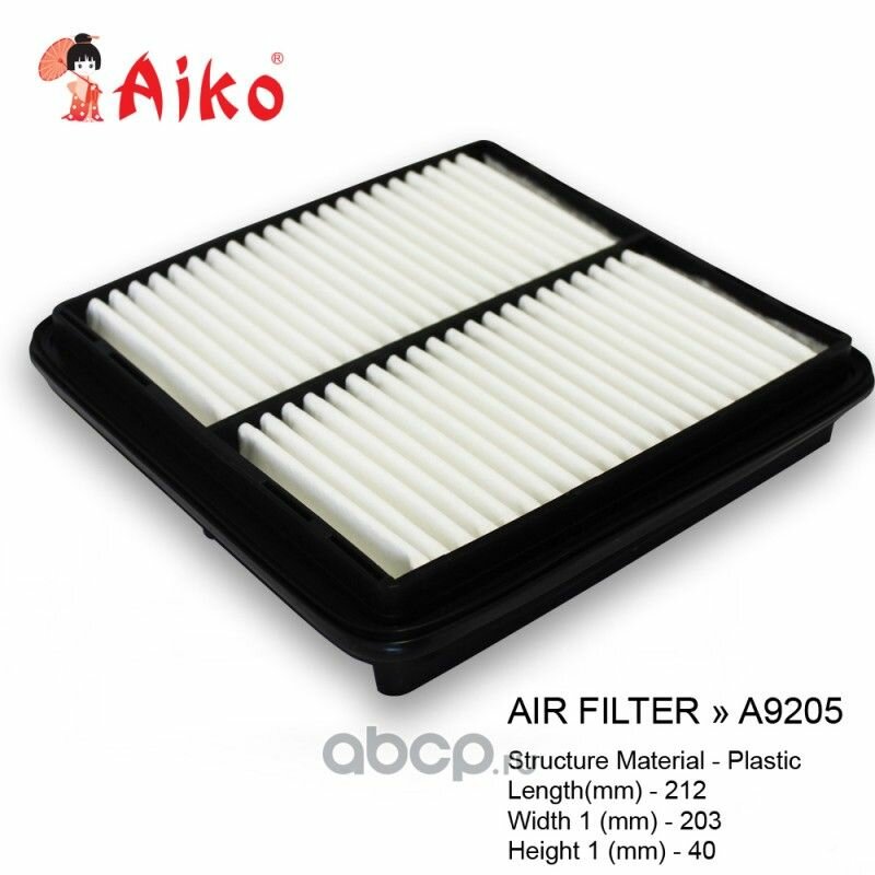 Aiko, Фильтр воздушный DAEWOO Lanos (1996-2000)