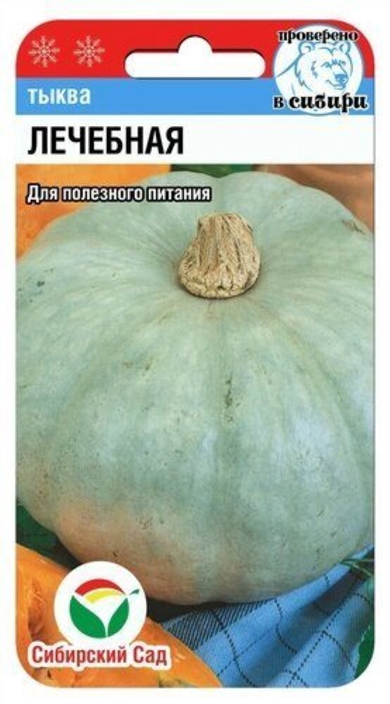 Тыква Лечебная крупноплодная 5шт Ранн (Сиб сад) - 10 шт
