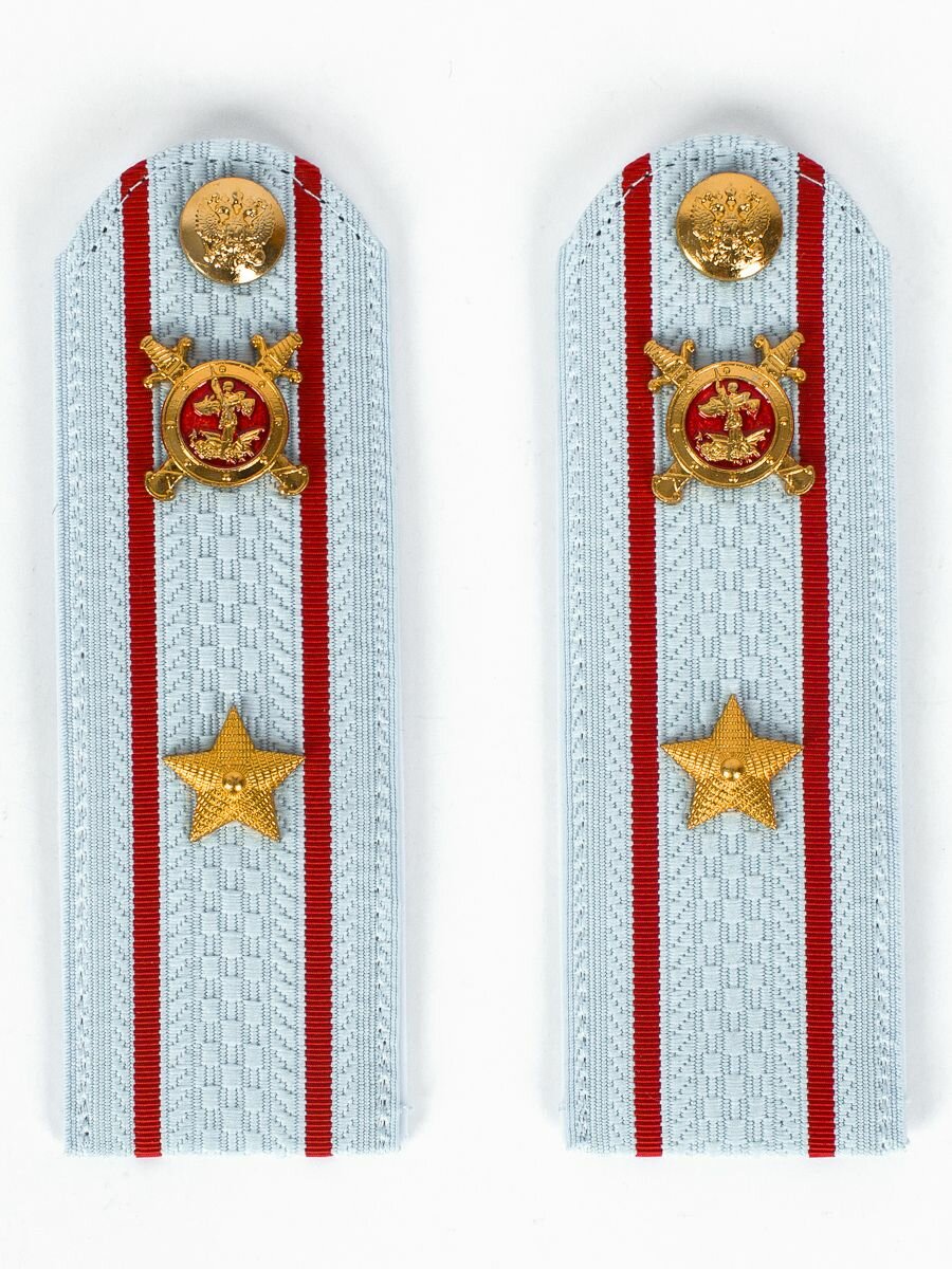 Погоны МВД на рубашку голубые пластик Звание Майор 751926