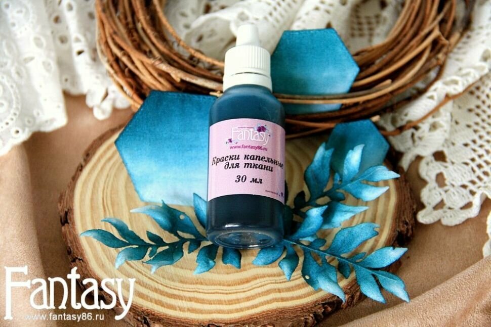 Капельная краска Fantasy для ткани "Адриатический", 30 мл , KFD8929