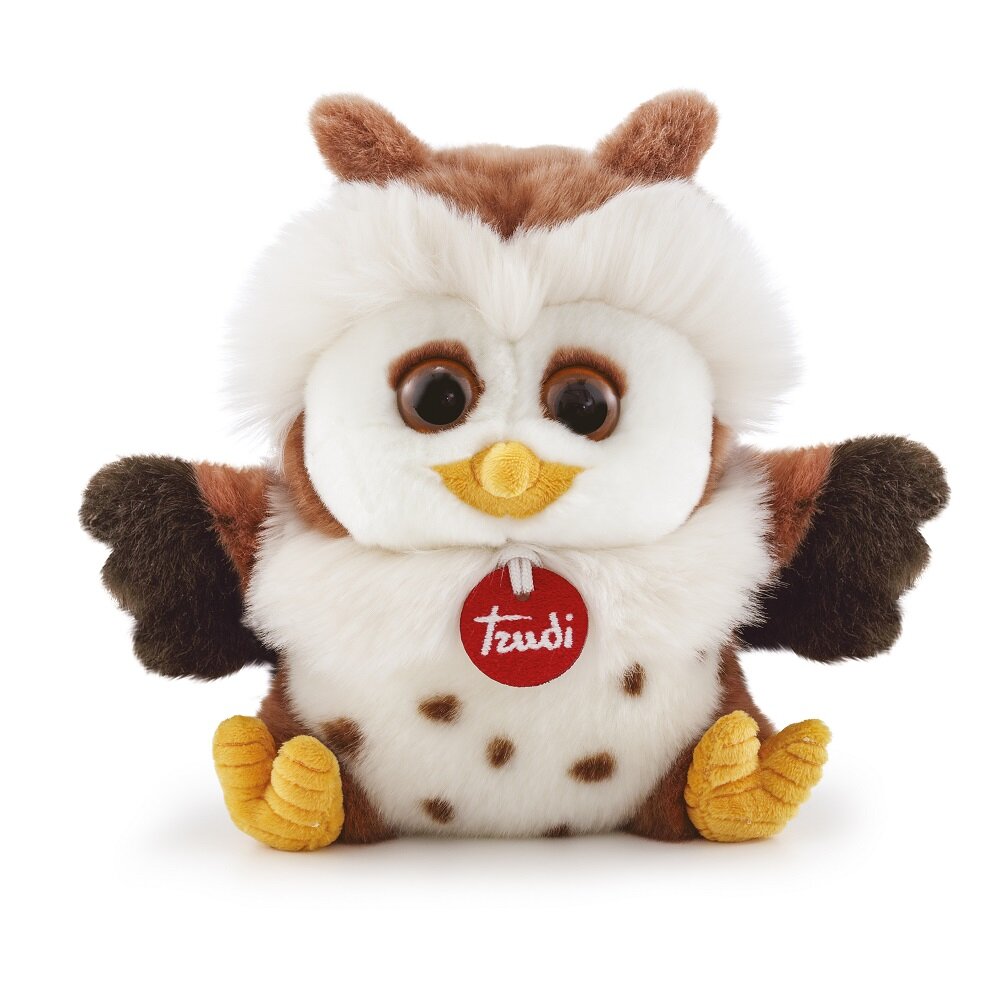 Мягкая игрушка Trudi Сова Гек 19см