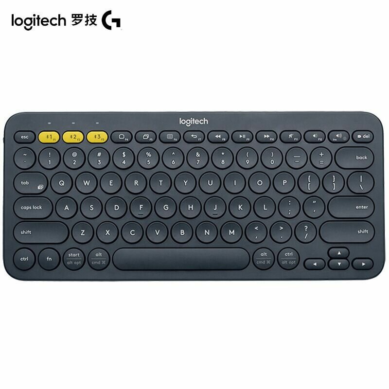 Беспроводная клавиатура Logitech k380 Bluetooth Mini с функцией отключения звука, черный