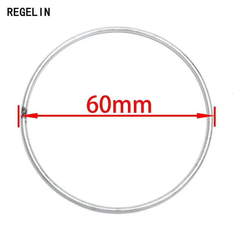 Металлические кольца для ловцов снов REGELIN, 10 шт. 60mm