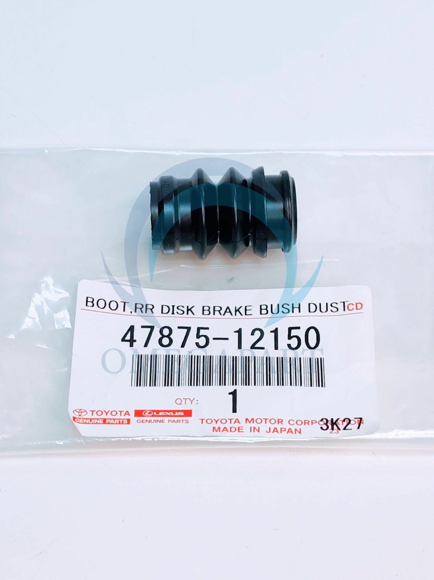 Пыльник направляющей заднего суппорта, Toyota 4787512150