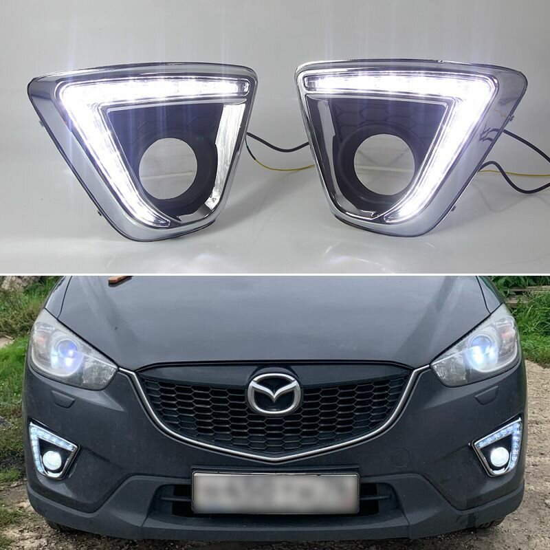 Светодиодные дневные ходовые огни применяется к Mazda CX-5 I 2012-2014