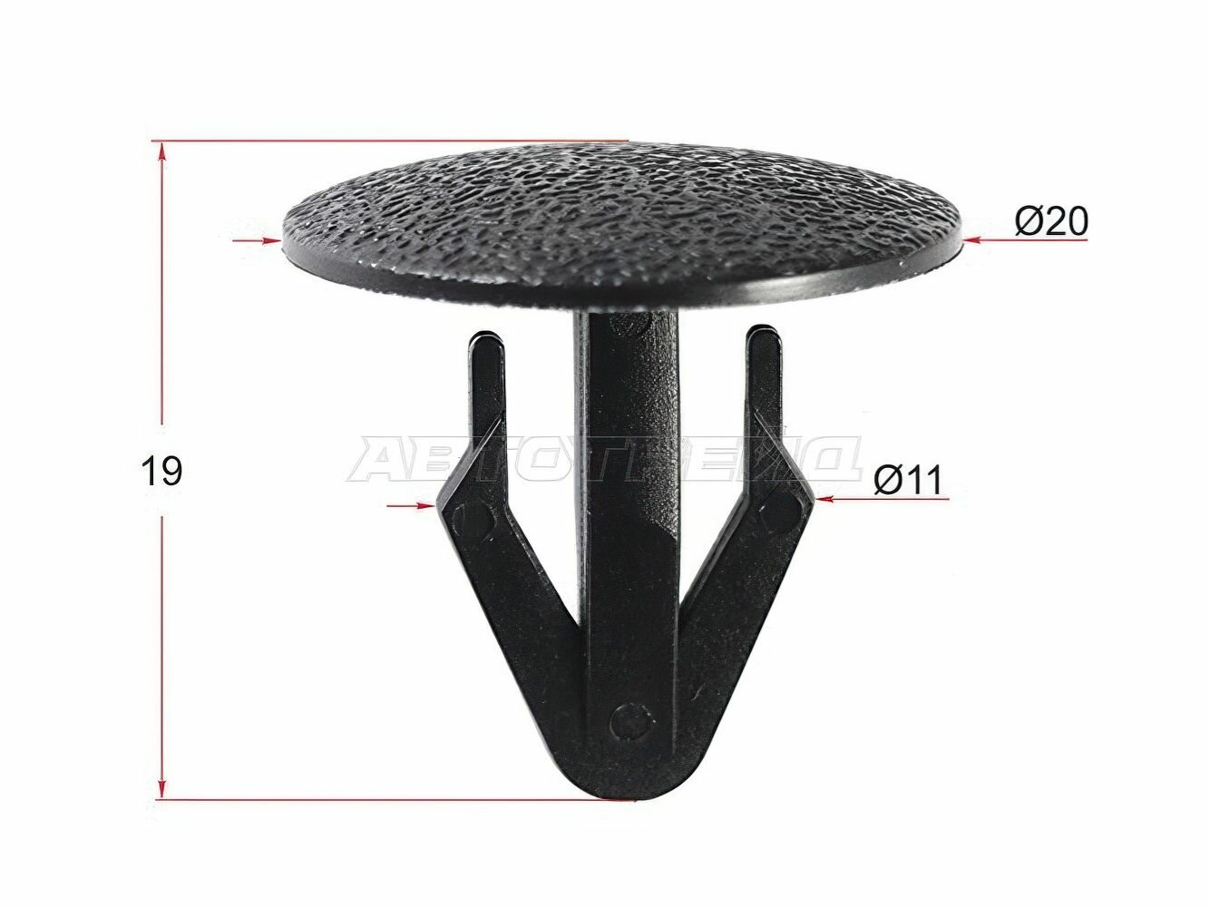 Клипса фиксатор, 10 шт для Хонда Аккорд, Срв, Цивик, Ниссан ИксТрейл арт STM10665 SAT