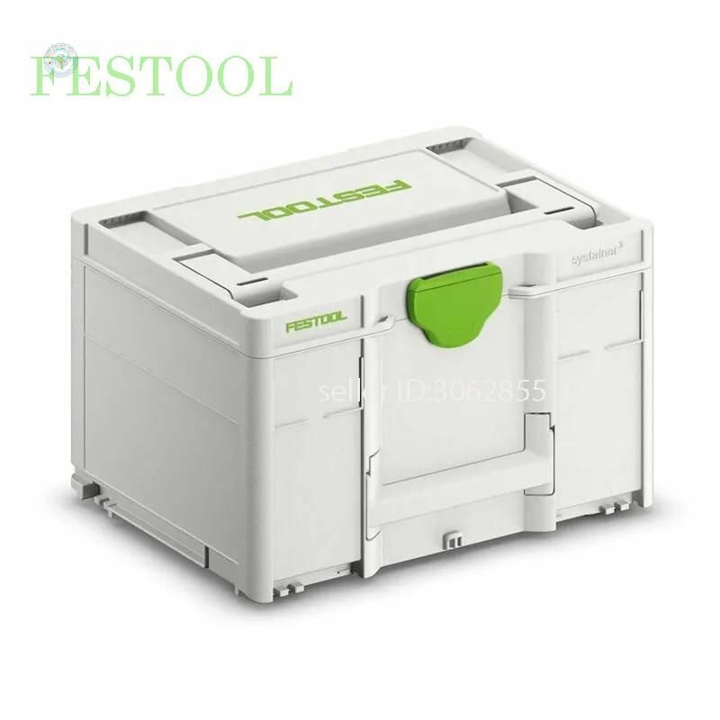 Модульный ящик для инструментов FESTOOL System 3M237, мобильная рабочая станция с T-LOC, совместимая с Botto3, 21 л, нагрузка 100 кг