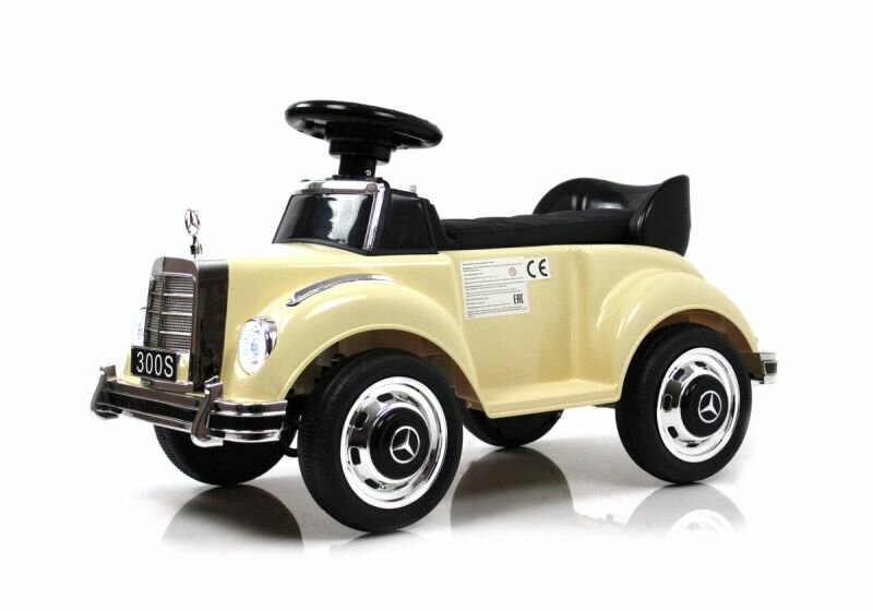 Другие электромобили Rivertoys Детский толокар Mercedes-Benz 300S (LS-128A) бежевый