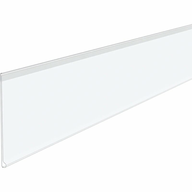 Ценникодержатель полочный самокл. DBR60 дл1000мм, ш60мм, прозр, 10шт/уп