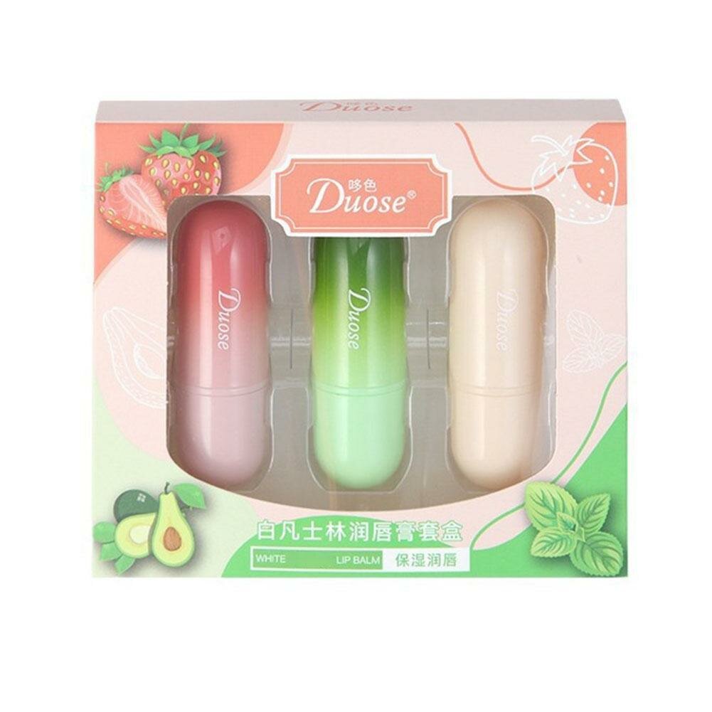 Набор бальзамов для губ Vaseline Защита от трещин и удаления омертвевшей кожи