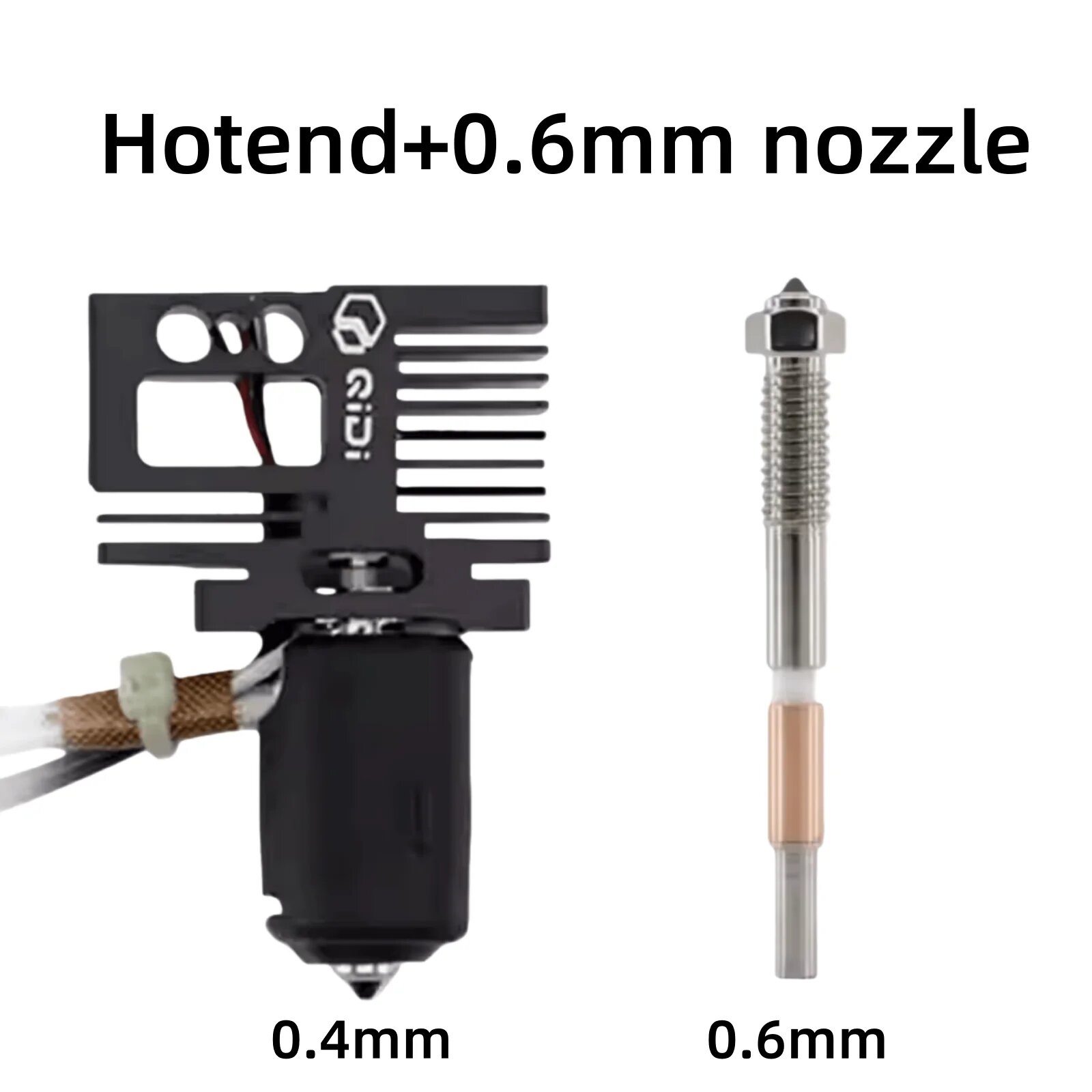 Сопло Hotend QIDI Q2 0.6 мм, Hotend-0.6