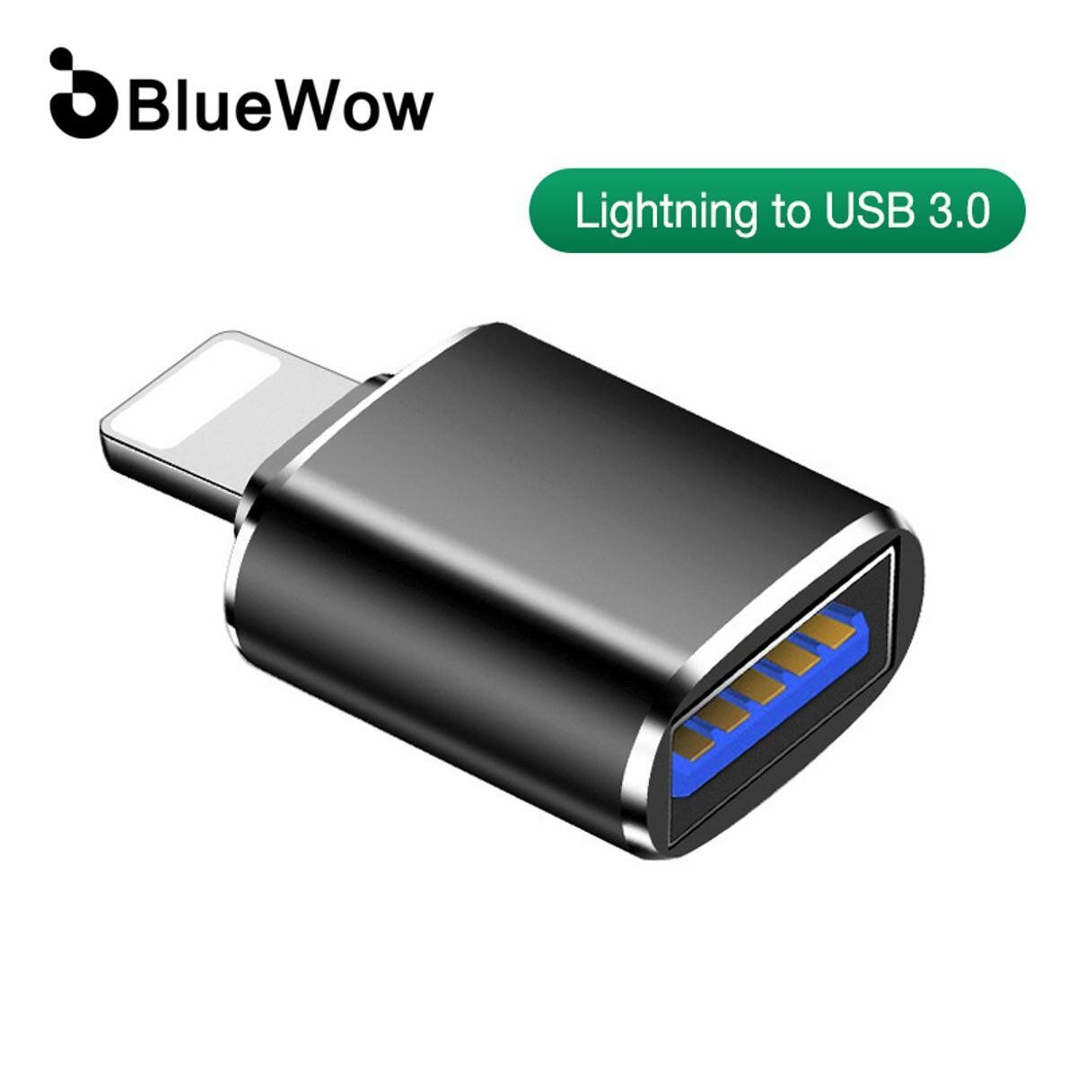 Адаптер BlueWow S43 Apple Lightning OTG для IP-адаптера для iPad ios для USB-флеш-накопителя клавиатуры и мыши