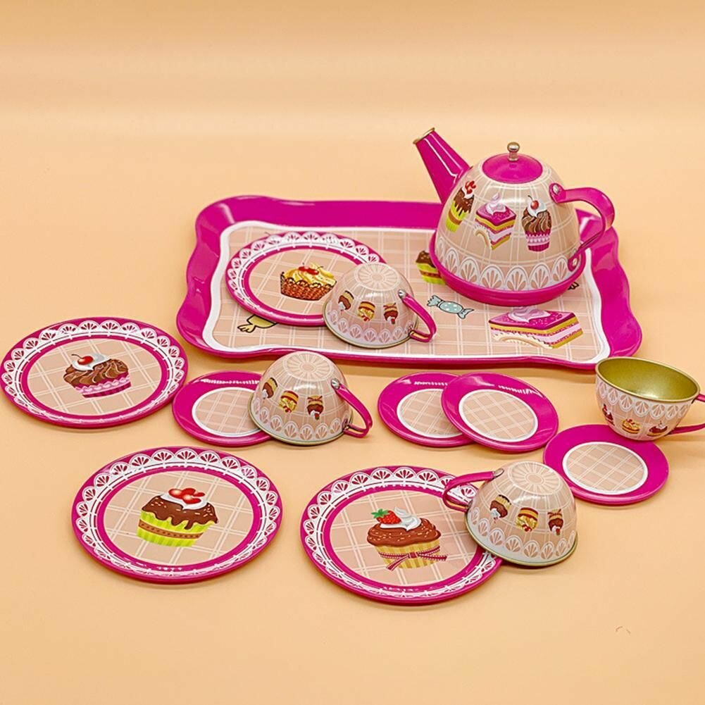 Игрушечный сервиз для девочек, игра в чаепитие и дочки-матери, комплект для детского сада