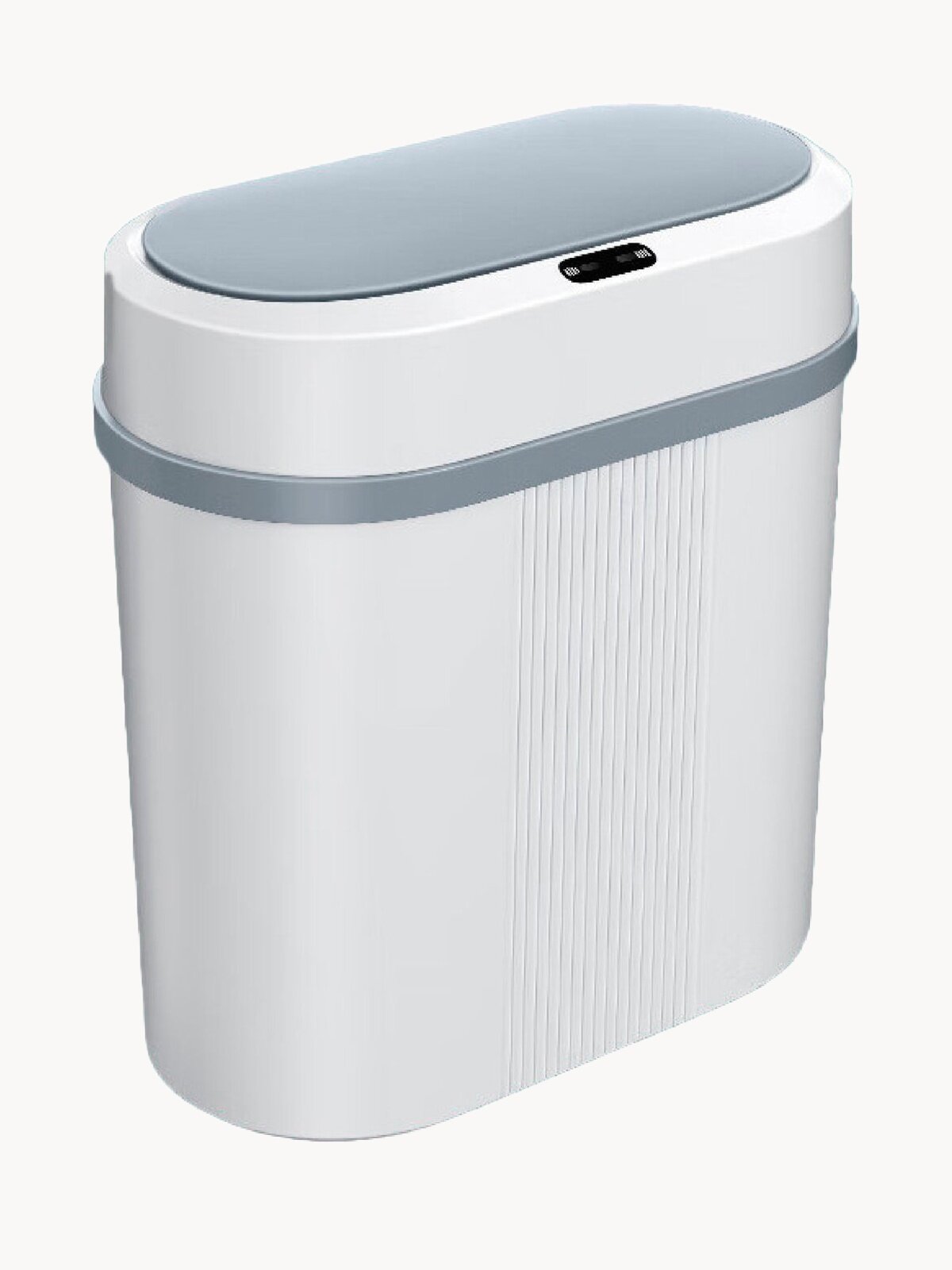 Мусорное ведро , сенсорная крышка, белое, 9 л, пластиковое